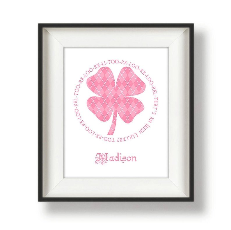 Personalized Irish Nursery Decor Baby Girl Nursery Wall Art - Etsy