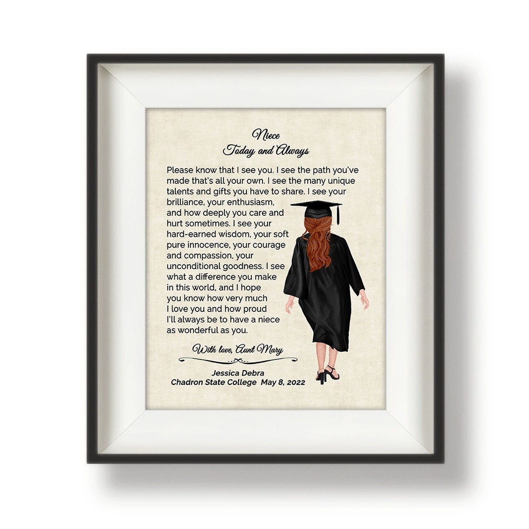 Granddaughter Graduation Gift, Graduation Gift for Niece, Goddaughter ...