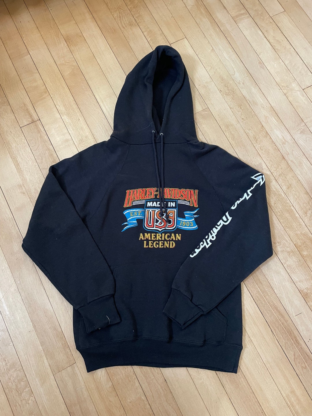 80s Harley Davidson Bassett Walker Sweatshirt - Etsy