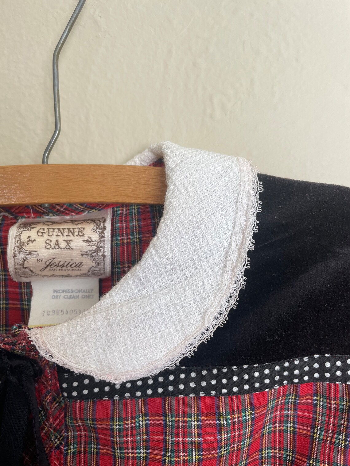 Vintage Gunne Sax Red Plaid Holiday Dress - Etsy
