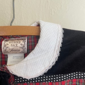 Vintage Gunne Sax Red Plaid Holiday Dress - Etsy