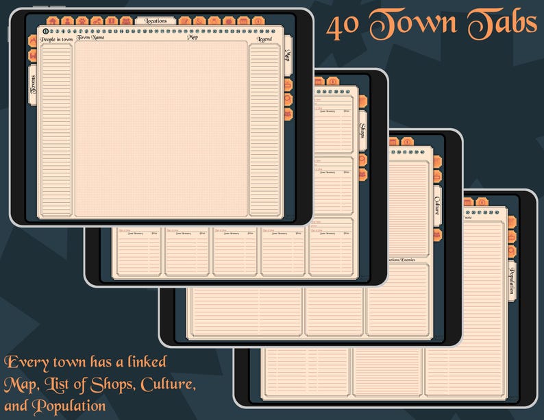 Sunset Highway --- Dnd Journal - Digital Notebook - Session Tracker ...