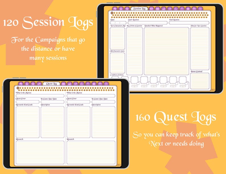 Rhea --- Dnd Journal - Digital Notebook - Session Tracker - Campaign ...