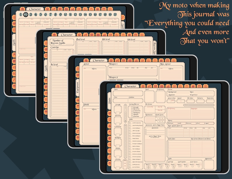 Sunset Highway --- Dnd Journal - Digital Notebook - Session Tracker ...