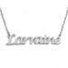 LORRAINE Personalized Name Necklace 18ct Rose - Etsy