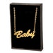 Baby Necklace 18k Gold Plated Chain Pendant Fashionable - Etsy