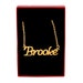 BROOKE - Gold Name Necklace - Personalized Jewellery - Free Gift Box ...