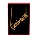 GABRIELLE- Personalized Name Necklace - 18ct Rose Gold/gold/silver ...
