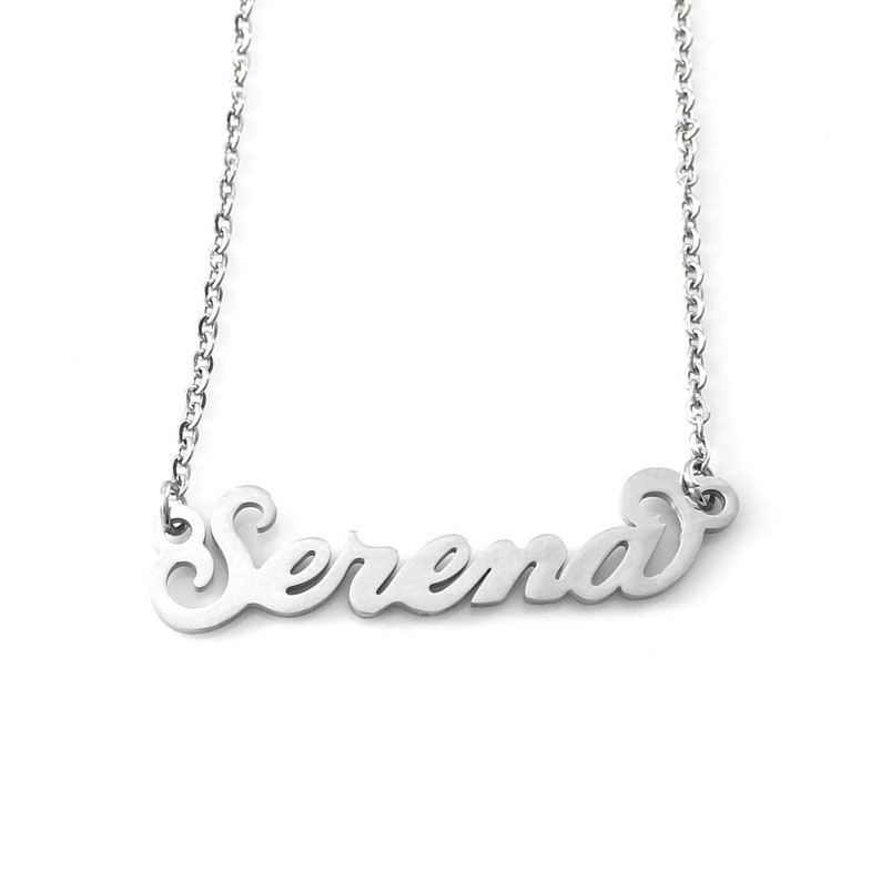 SERENA - 18K Gold / Rose Gold / White Gold Plated Personalized Name ...