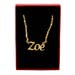 ZOE - Gold Name Necklace - Personalized Jewellery - Free Gift Box & Bag ...