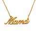 Name Necklaces With Crystals | 18k Gold Plated, Silver Tone, Rose Gold ...