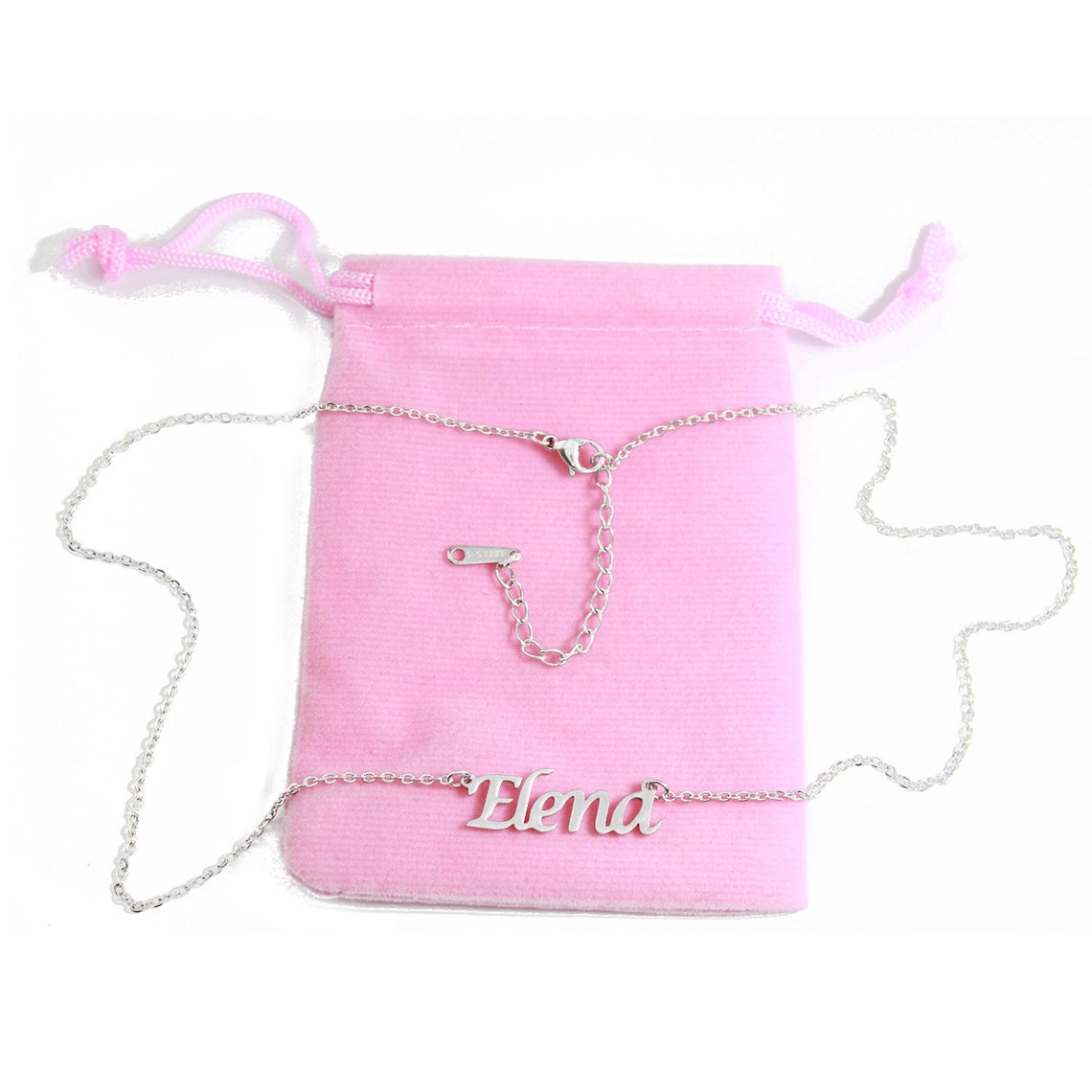 ELENA Personalized Name Necklace 18k Rose Gold/gold - Etsy