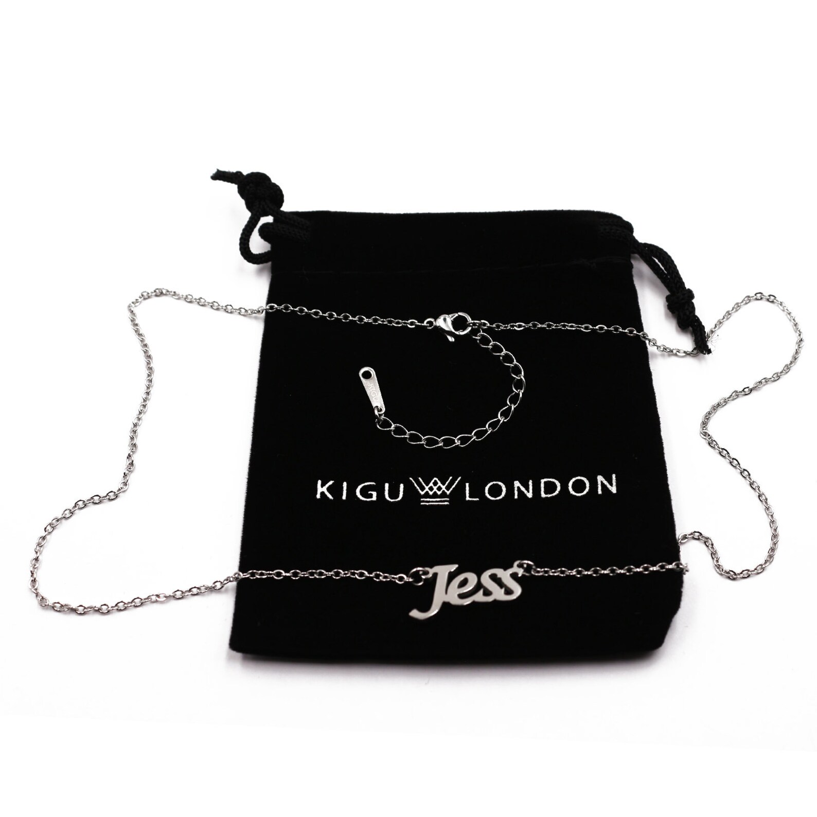 JESS Personalised Name Necklace Rose Gold/gold/silver - Etsy