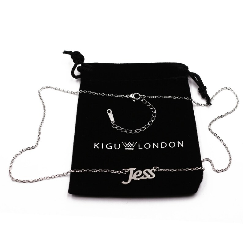 JESS Personalised Name Necklace Rose Gold/gold/silver - Etsy