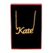 KATE Personalized Name Necklace 18ct Rose Gold/gold/silver Free Gift ...