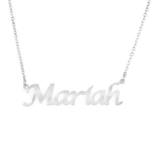 MARIAH - Personalized Name Necklace - 18ct Rose Gold/gold/silver - Free ...