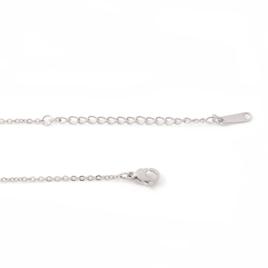 MELANIE Silver Tone Name Necklace Personalized Jewelery - Etsy