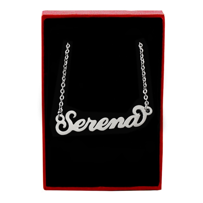SERENA - 18K Gold / Rose Gold / White Gold Plated Personalized Name ...
