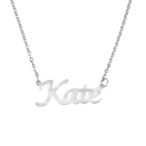 KATE Personalized Name Necklace 18ct Rose Gold/gold/silver Free Gift ...