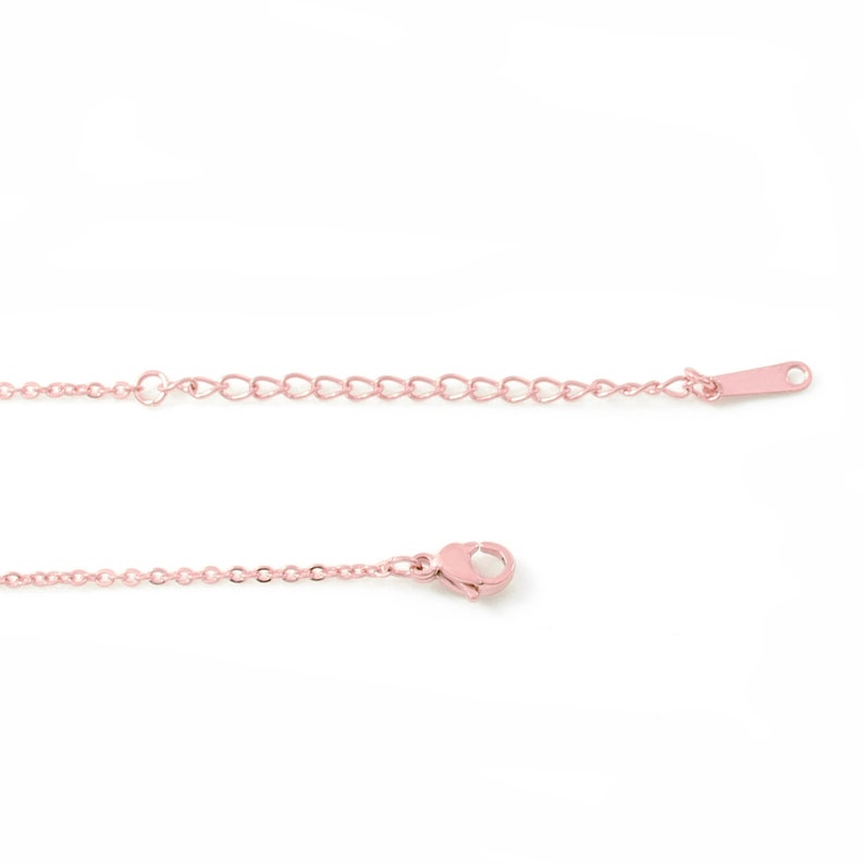 LEAH Rose Gold Name Necklace Personalized Jewellery Free - Etsy