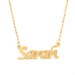 SARAH - Name Necklace 18ct Gold Plated - Free Gift Box & Bag ...