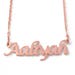 AALIYAH Gold Name Necklace Personalized Jewellery Free - Etsy