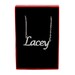 LACEY Personalized Name Necklace 18k Rose Gold/gold - Etsy