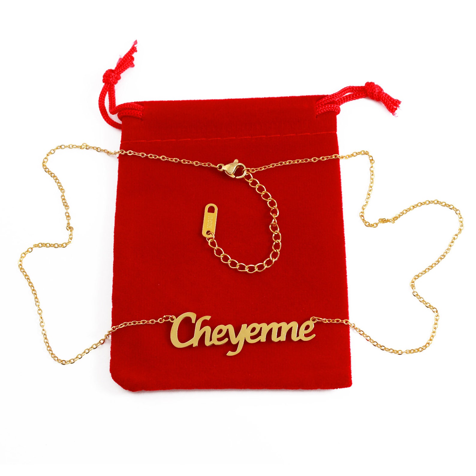 CHEYENNE Personalized Name Necklace 18k Rose Gold/gold Plated/silver ...