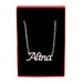 Alina Name Necklace Rose Gold/gold/silver Toned Free Gift Box & Bag ...
