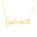 GABRIELLE- Personalized Name Necklace - 18ct Rose Gold/gold/silver ...