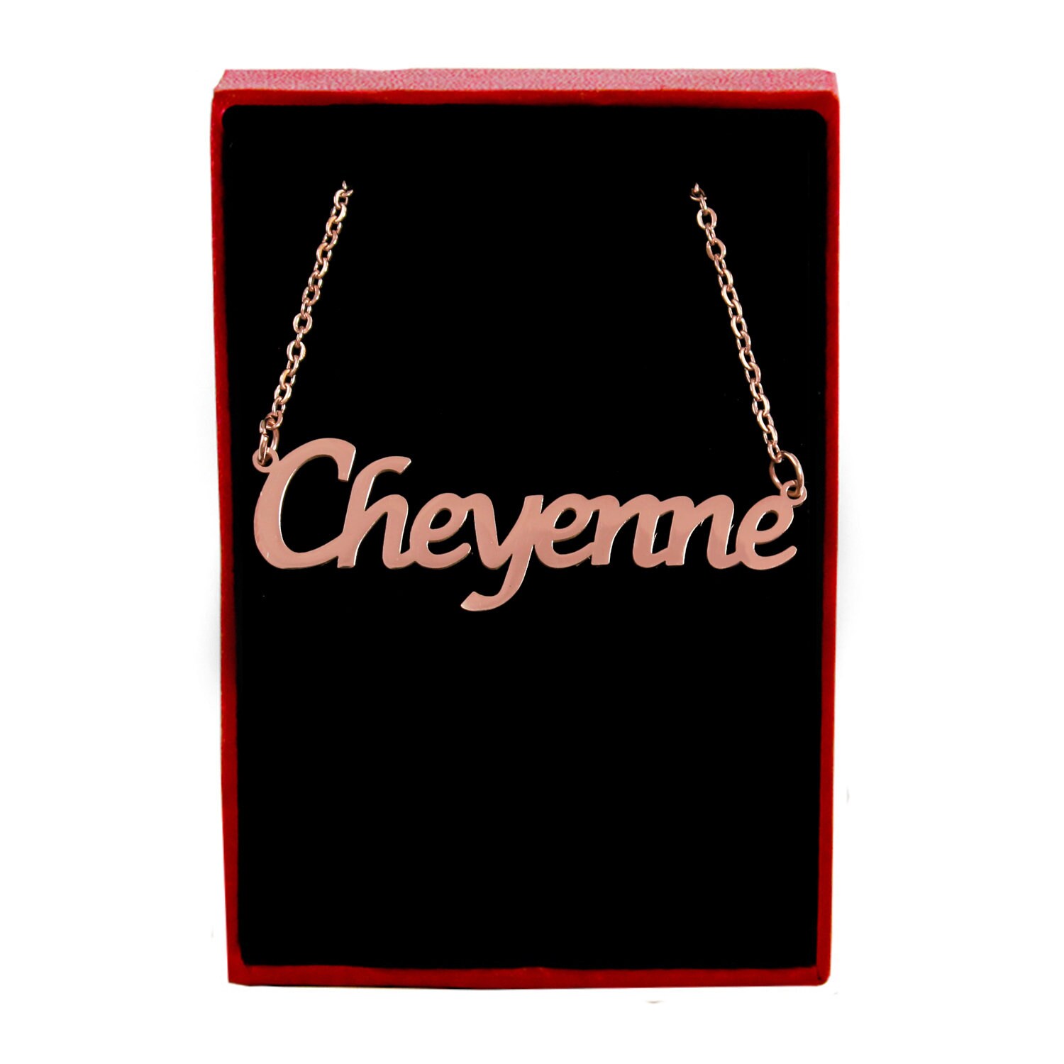 CHEYENNE Personalized Name Necklace 18k Rose Gold/gold Plated/silver ...