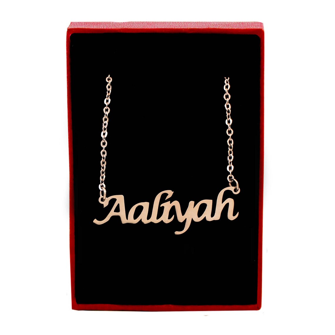 AALIYAH Gold Name Necklace Personalized Jewellery Free - Etsy