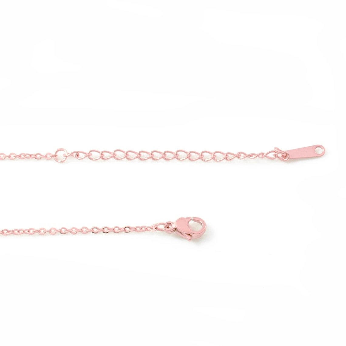 LORRAINE Personalized Name Necklace 18ct Rose - Etsy