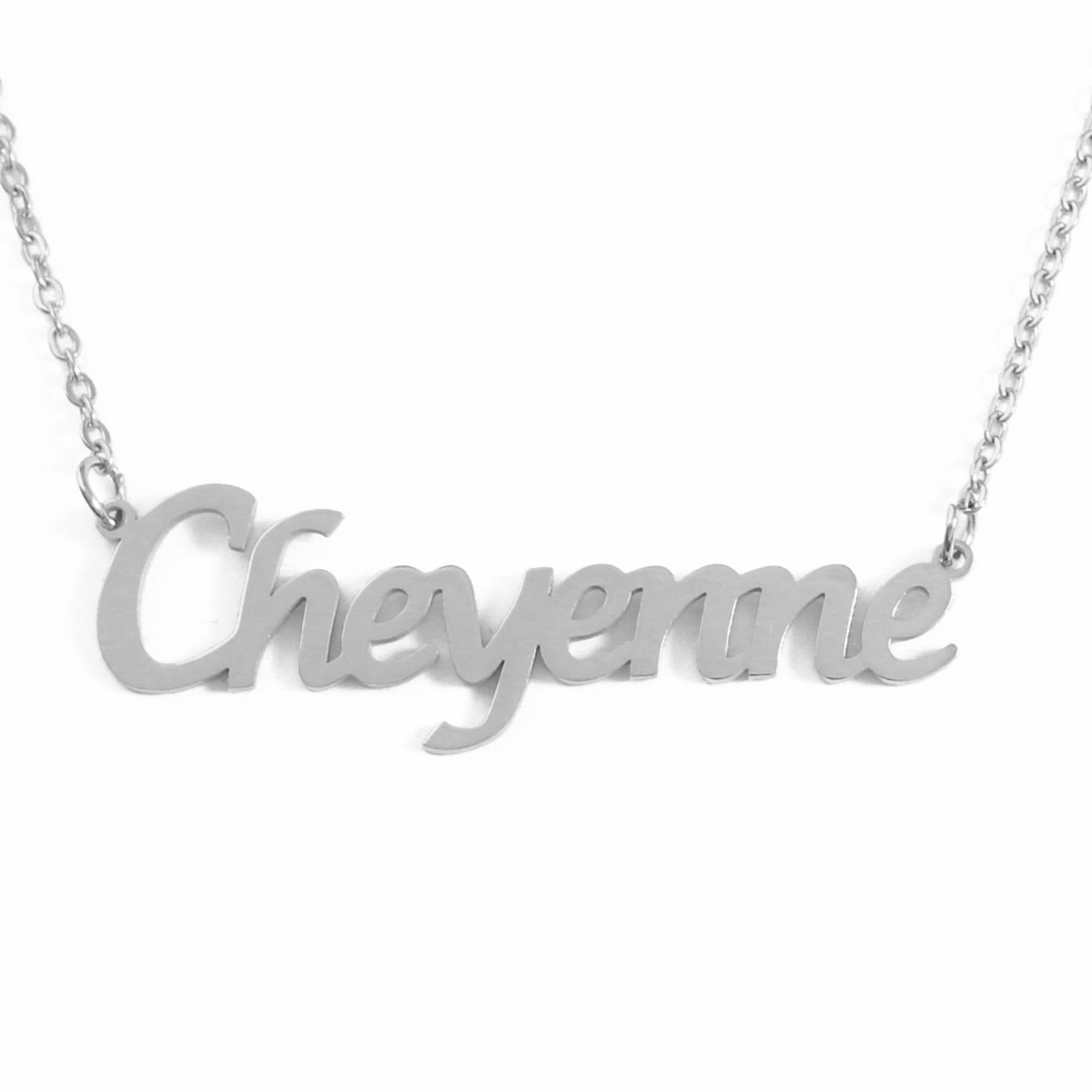 CHEYENNE Personalized Name Necklace 18k Rose Gold/gold Plated/silver ...