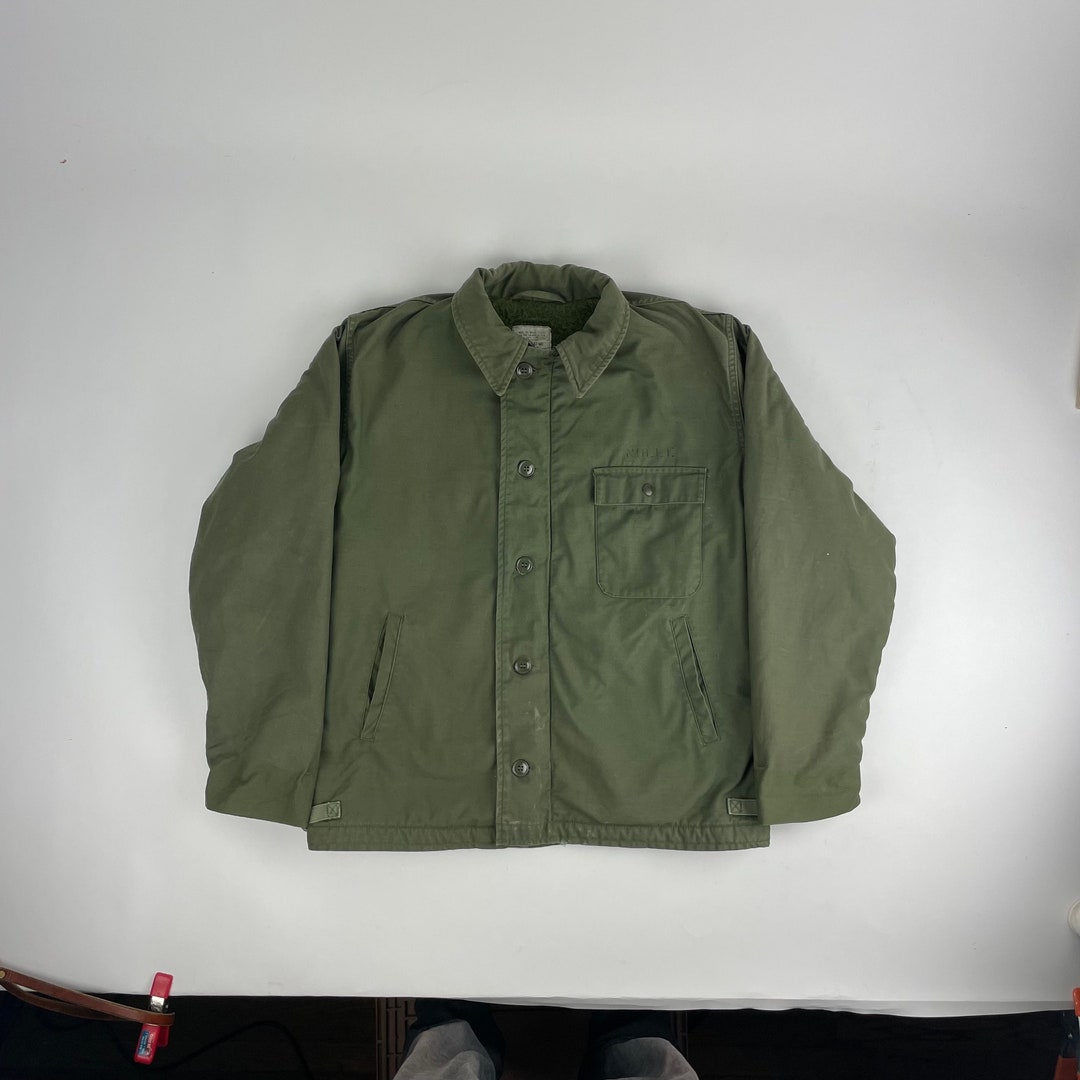1970's Vintage Cold Weather Deck Jacket Vietnam Era Named 42-44 - Etsy
