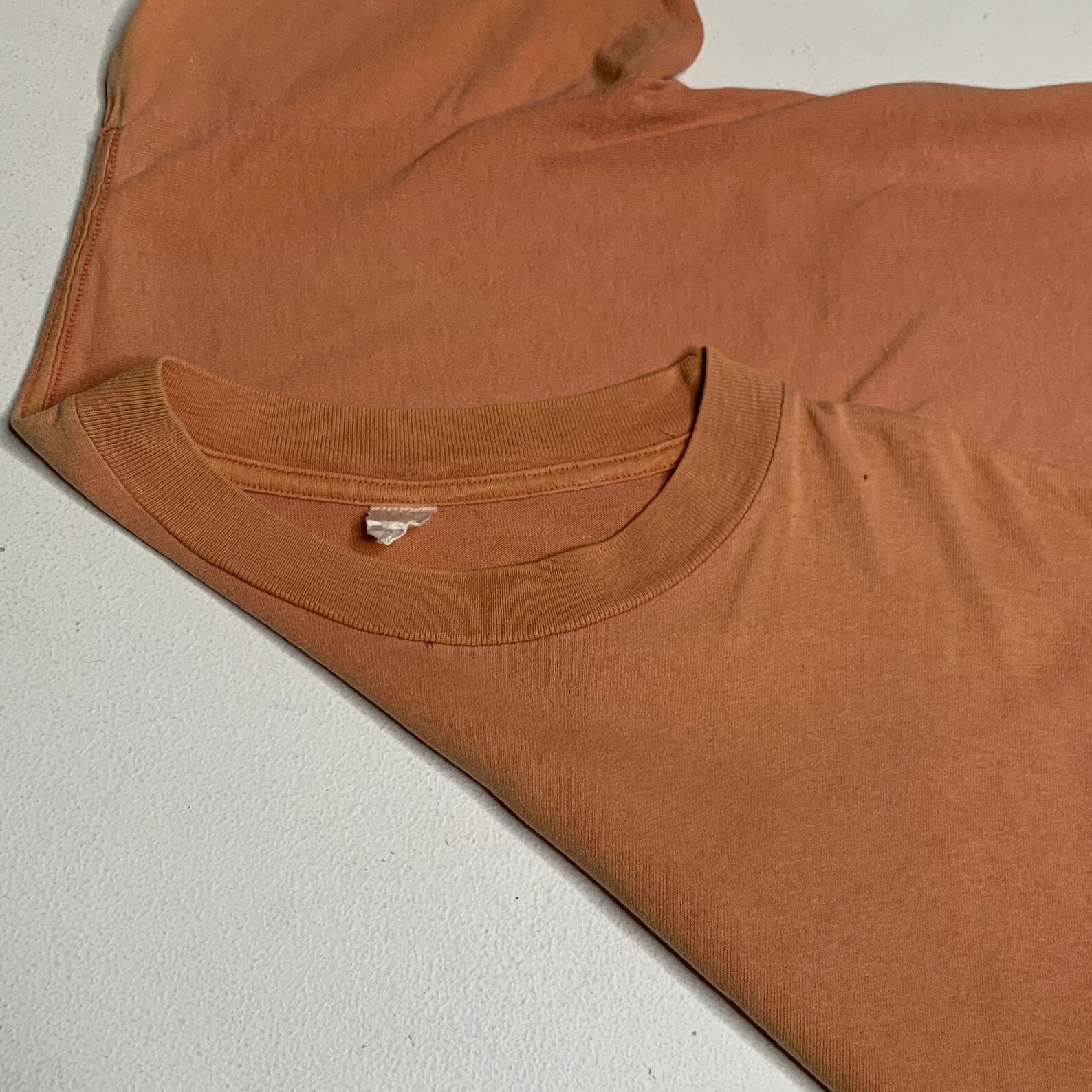 1970's Vintage Blank T Shirt Pail Coral Medium Distressed - Etsy