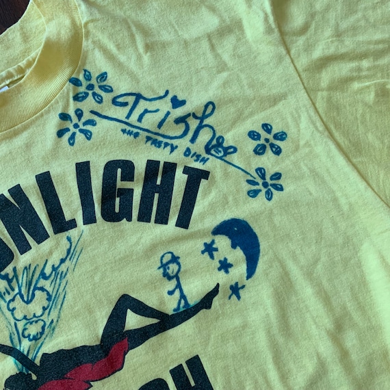 1980's Vintage Moonlight Bunny Ranch Souvenir shirt S… - Gem