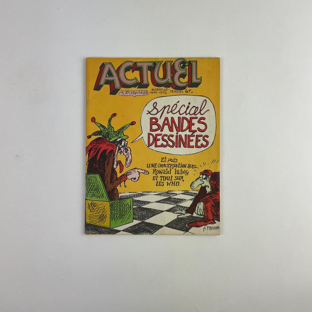1970's Actuel Magazine Number 40 French Underground - Etsy