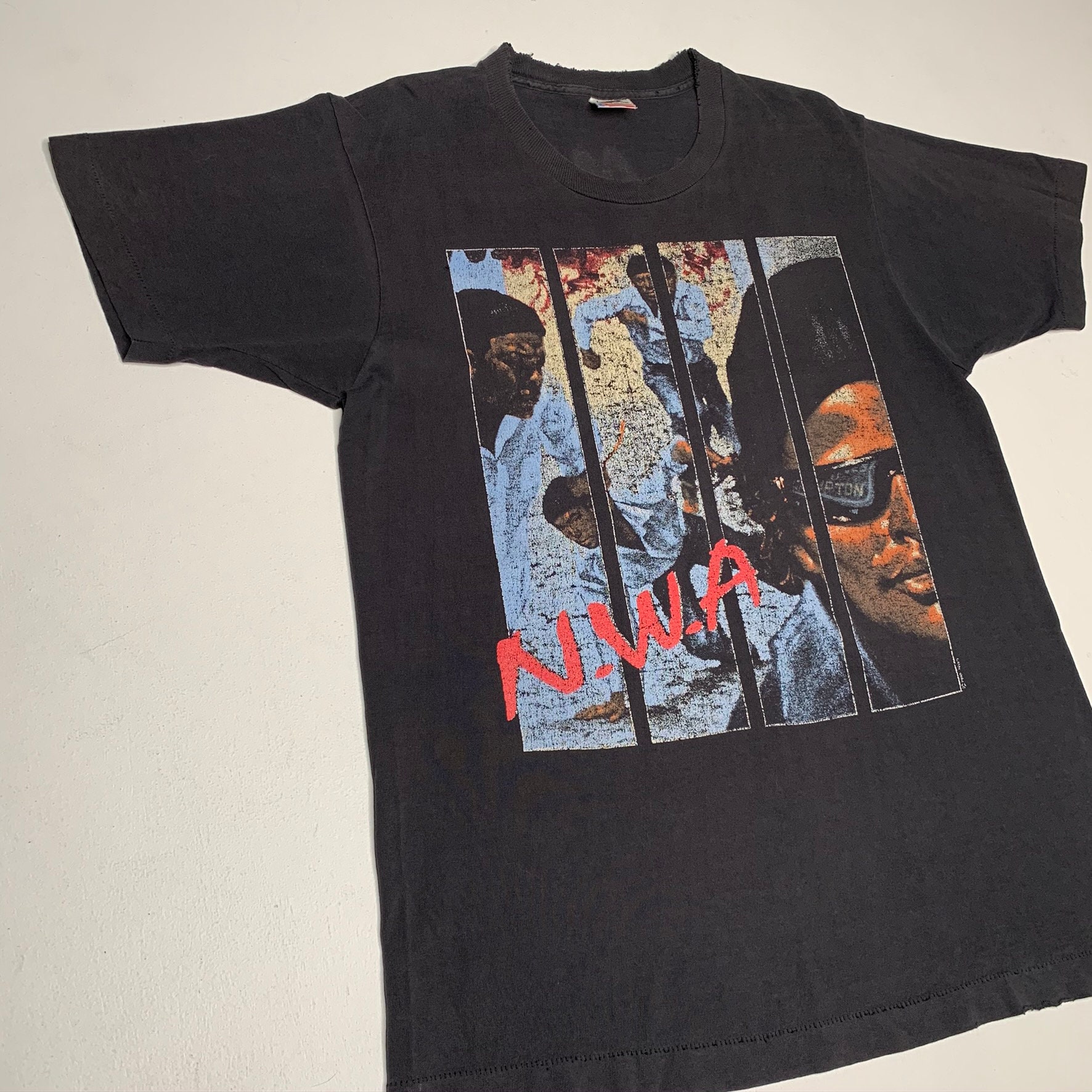 1990 NWA 100 Miles and Runnin Single Release Promo FOTL Label Large - Etsy