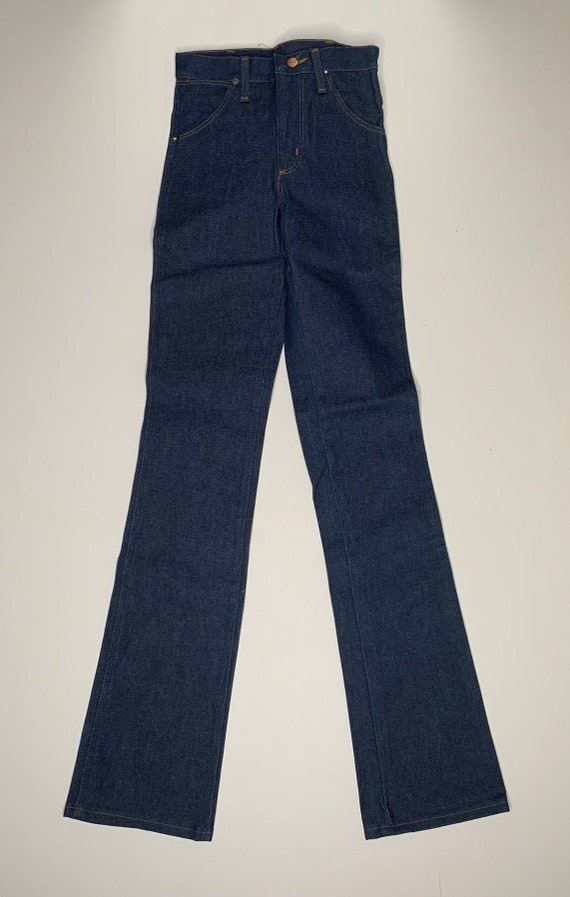 1970's Deadstock Wrangler Cowboy Cut Denim Jeans USA … - Gem