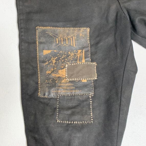 1990's Vintage Dickies Custom Crust Punk Tapered Zipp… - Gem