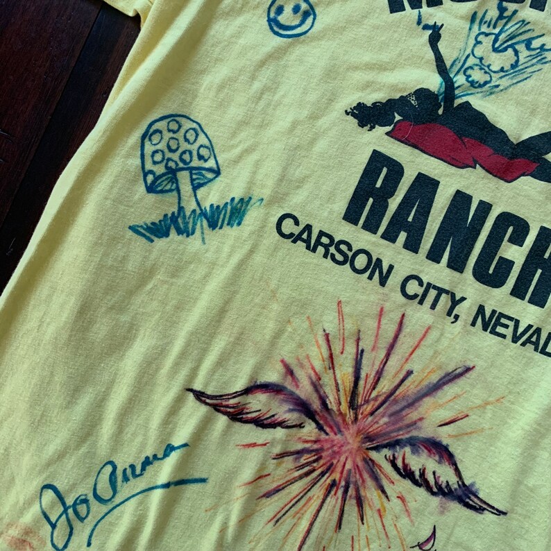 1980's Vintage Moonlight Bunny Ranch Souvenir Shirt Signed - Etsy