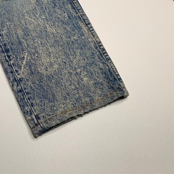 1980's Vintage Levis 501 Acid Wash Denim Jeans USA 28… - Gem