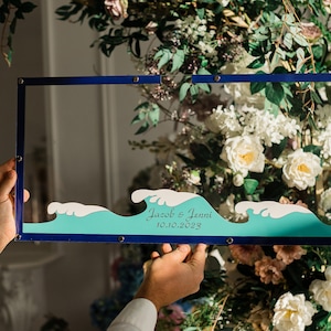 Nautical Guest Book, Shark Guestbook, Wedding Guest Book, Marine Guest ...