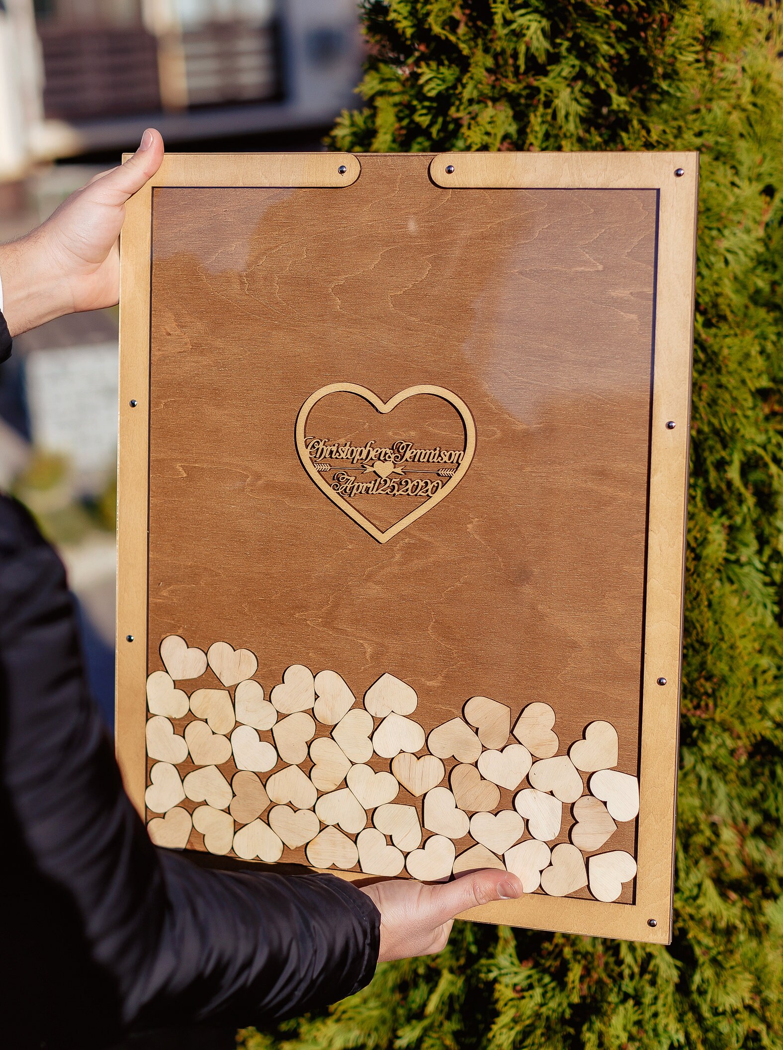 Frame Wedding Guest Book, Wedding Gift, Wedding Guest Book Alternative ...