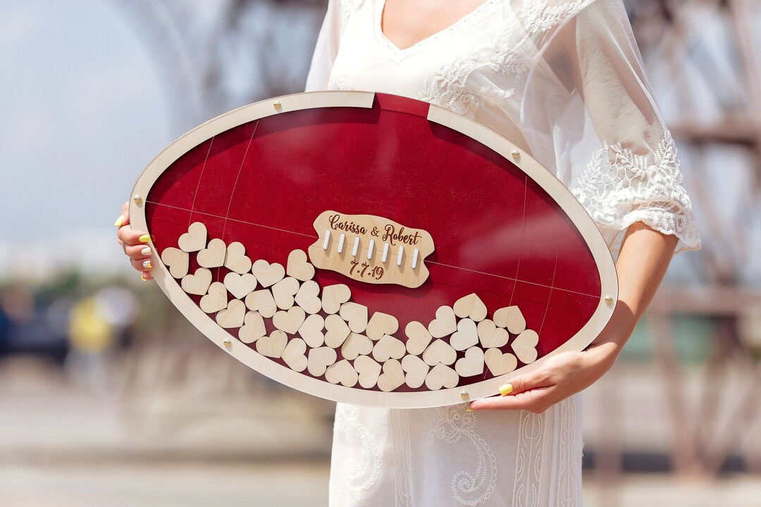 Wedding Guest Book, American Football Guest Book, Wedding Guest Book ...