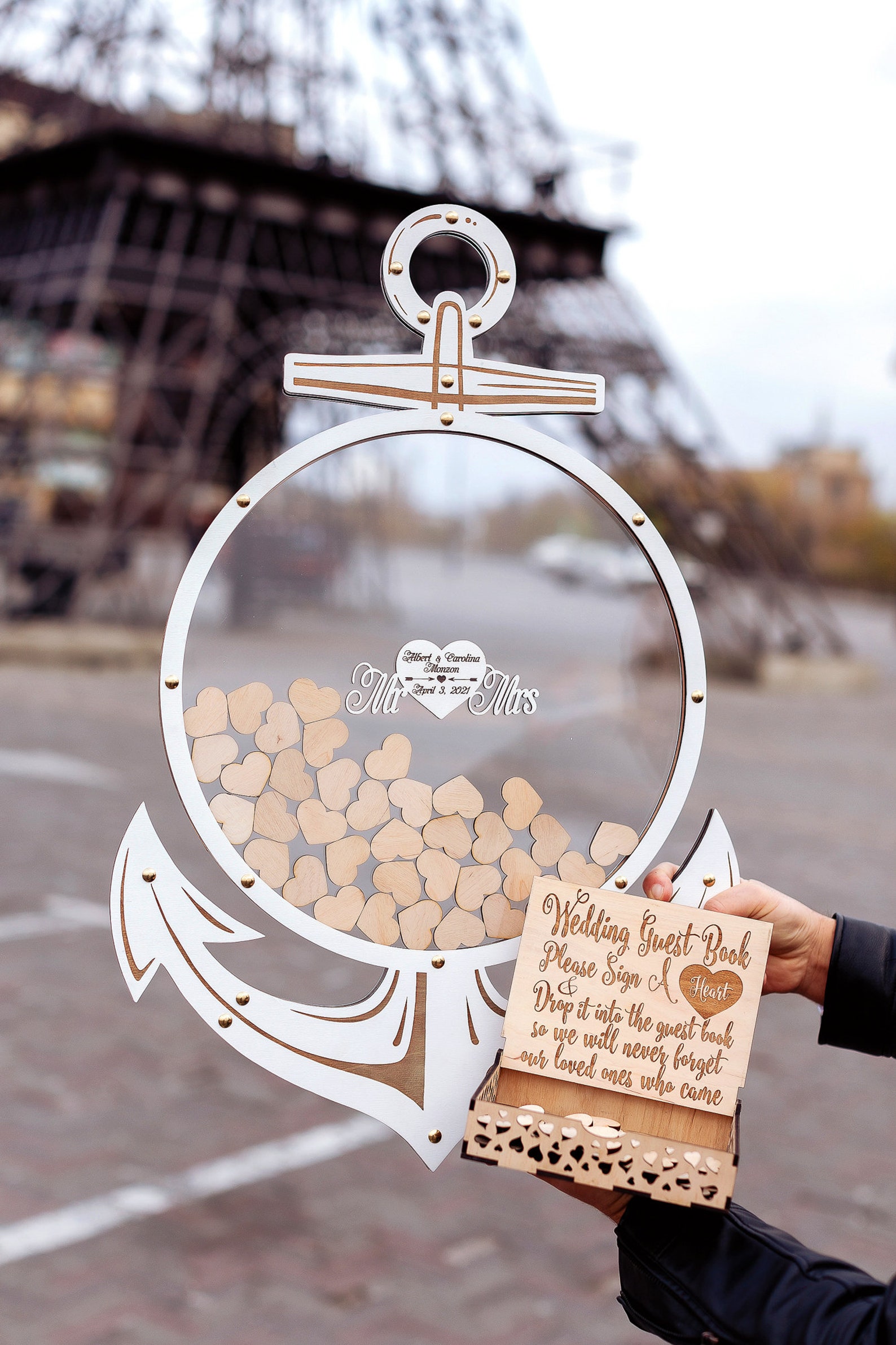 Transparent Anchor Wedding Guest Book Wedding Guest Book - Etsy