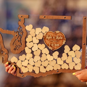 Transparent Wedding Guest Book, Wedding Guest Book, Wedding Guest Book ...