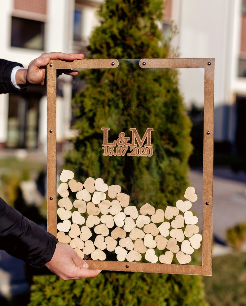Frame Wedding Guest Book, Wedding Gift, Wedding Guest Book Alternative ...