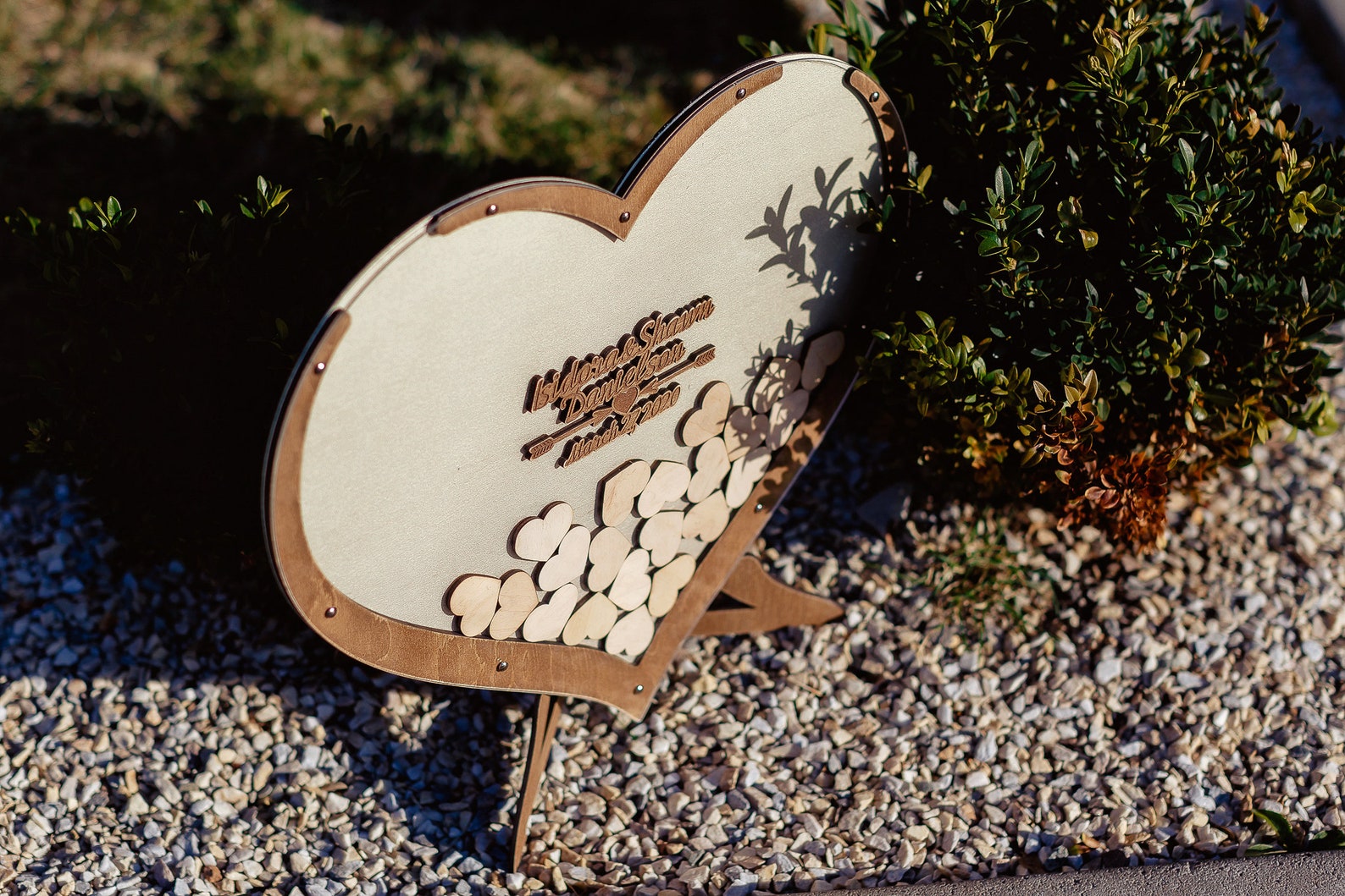 Heart Shape Wedding Guest Book Wedding Guest Book - Etsy